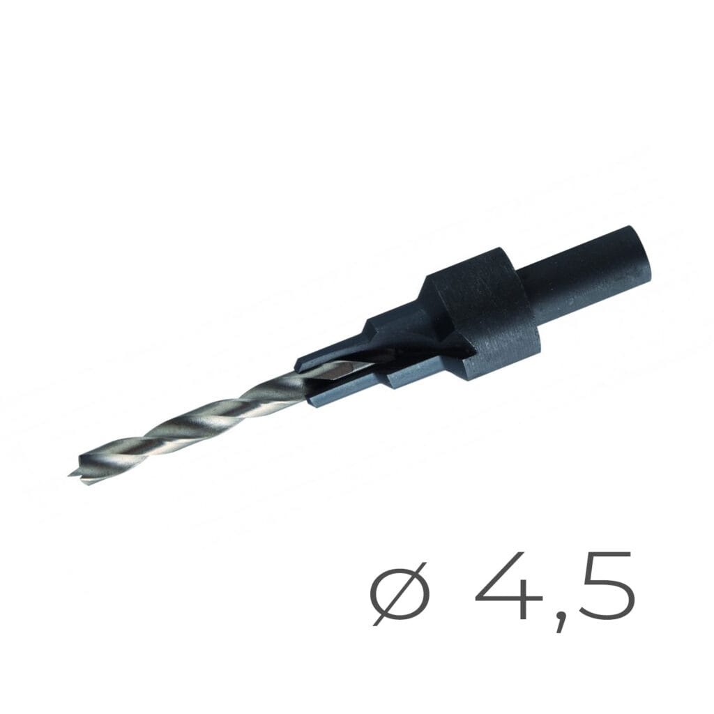 Burghiu lemn HSS pentru Euro-surub ø 4.5 x 90 mm HT6D504 - Wooden ...