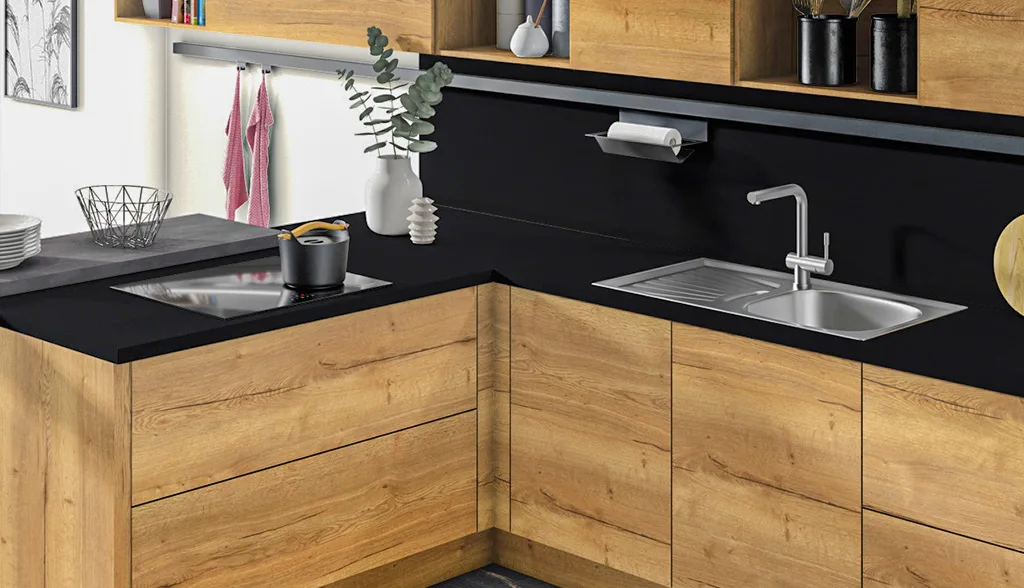 Negru – U999 ST78 – Blat de Bucatarie- 920 mm EGGER – Wooden Technic